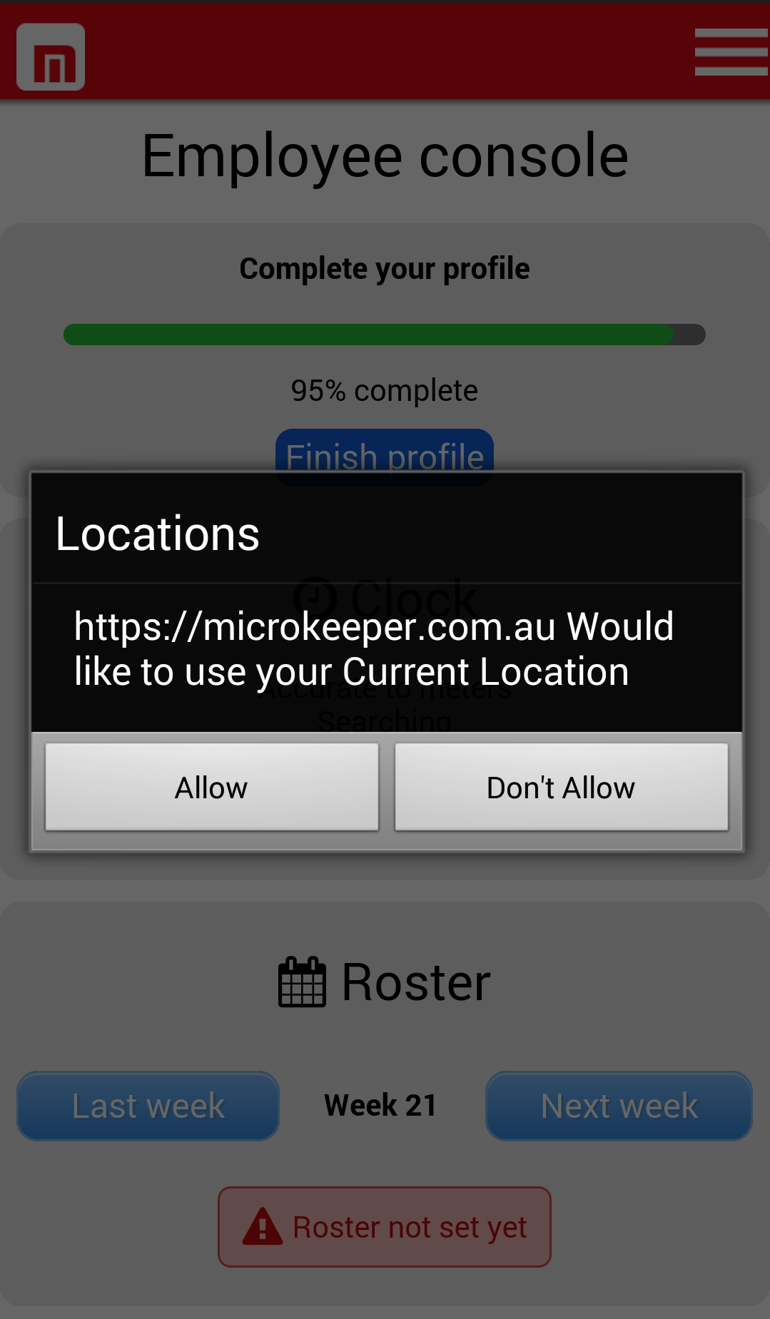 Microkeeper App